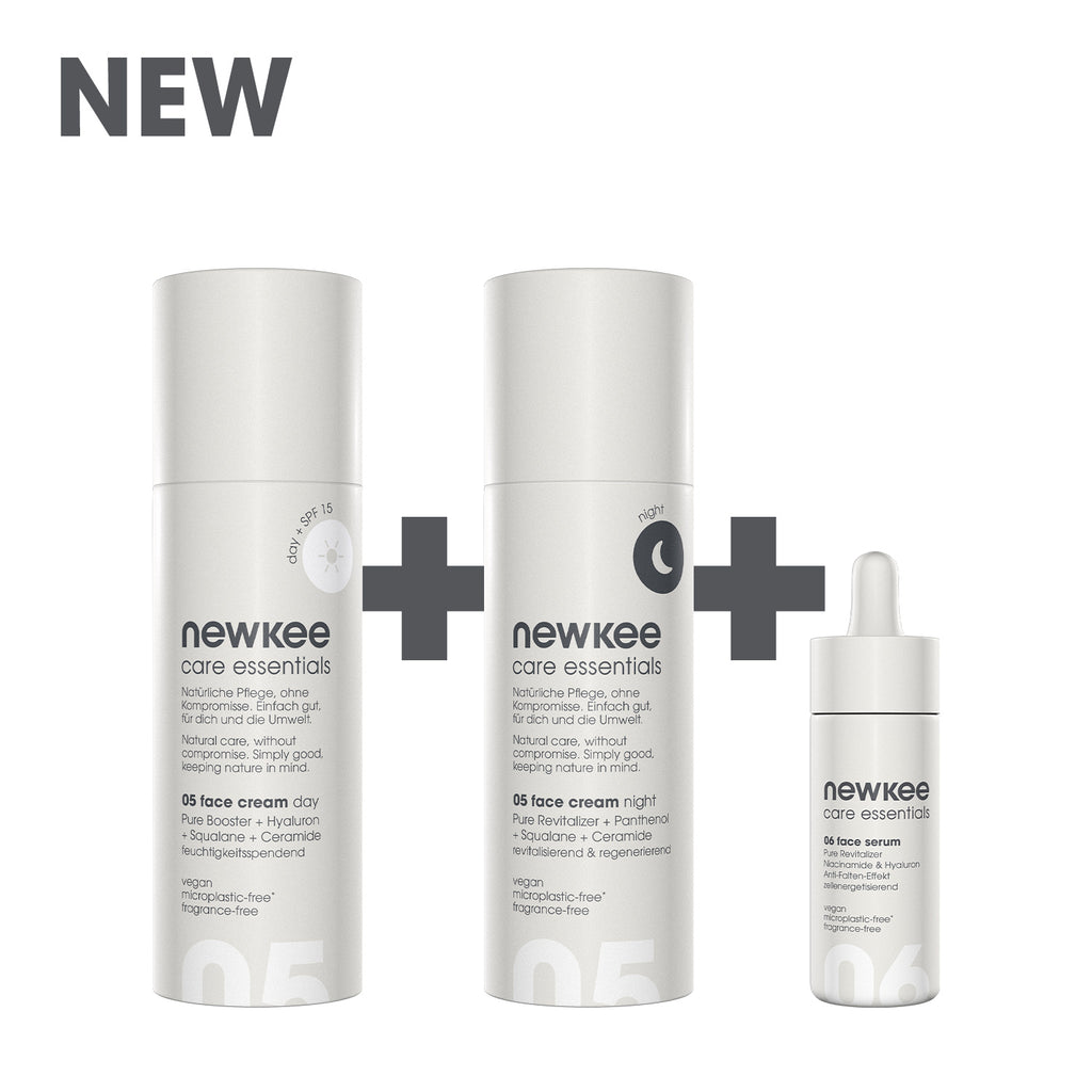newkee face care bundle plus | Gesichtspflege-Set mit face serum